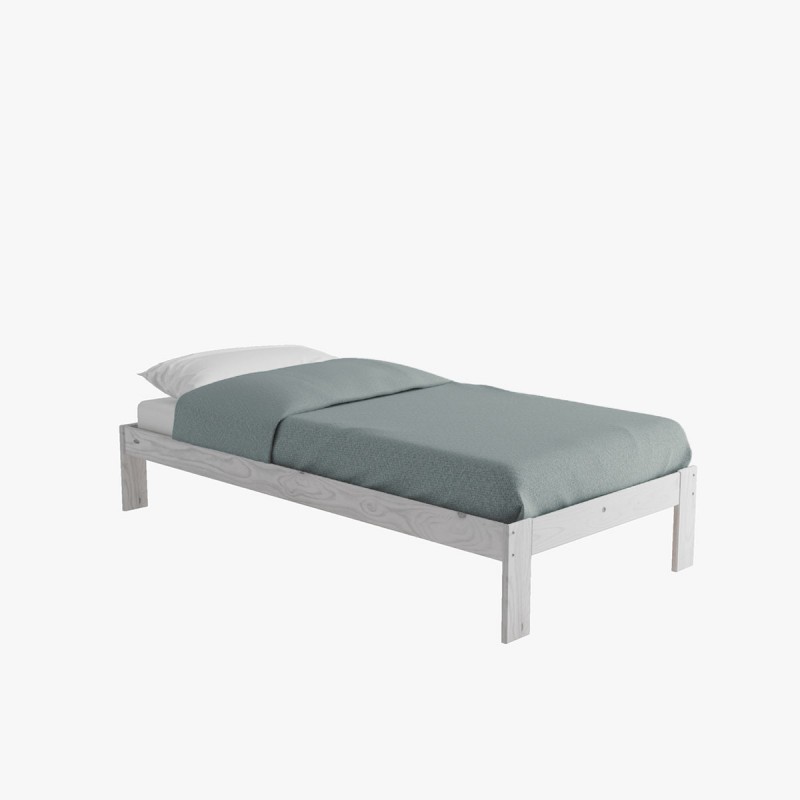 Bancada cama BASO individual de 90 cm de madera