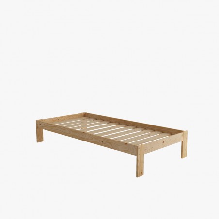 Bancada cama BASO individual de 90 cm de madera